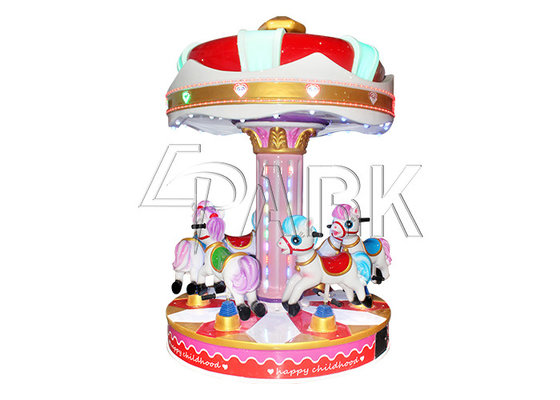 Theme Park Kids Swing Ride 6 Players Merry Go Round Carousel  D1.85*H2.6 M