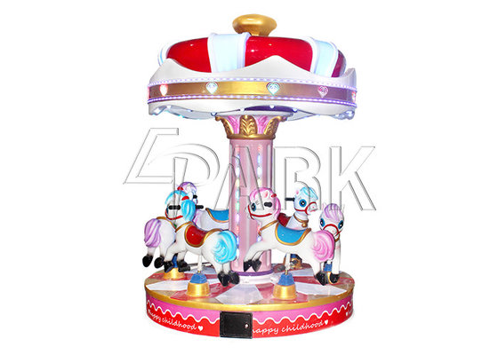 Theme Park Kids Swing Ride 6 Players Merry Go Round Carousel  D1.85*H2.6 M