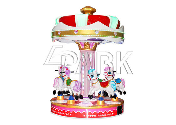Theme Park Kids Swing Ride 6 Players Merry Go Round Carousel  D1.85*H2.6 M