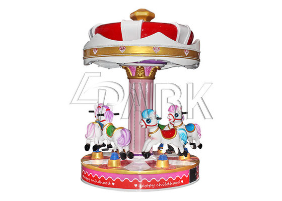 Theme Park Kids Swing Ride 6 Players Merry Go Round Carousel  D1.85*H2.6 M