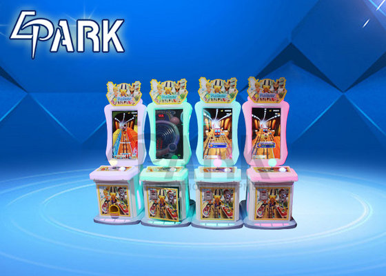 Subway parkour running kids game, coin operated parkour game machine