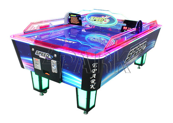 4 Player Coin Operated Game Machine 8 MM Acrylic Material Speed Hockey Table