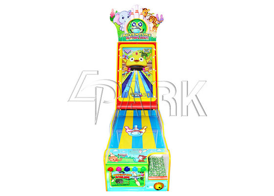 Bowling alley simulation indoor playground shooting ball redemption ticket arcade video game machine