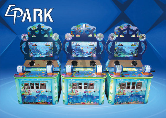 EPARK Let's go fishing kids hunting game machine 2 players out prize video machine coin operated