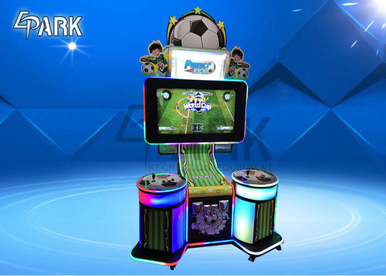 Amusement park commercial football/soccer arcade game machine reality simulator for gym equipment
