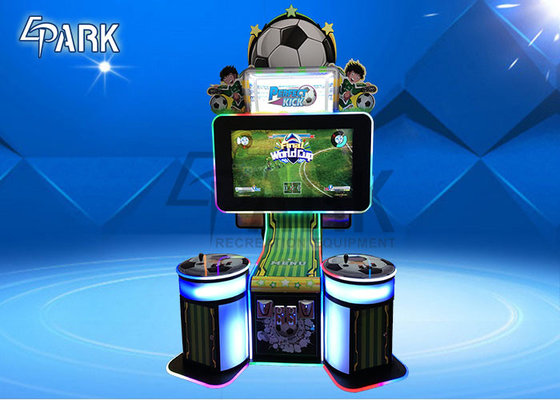 Amusement park commercial football/soccer arcade game machine reality simulator for gym equipment
