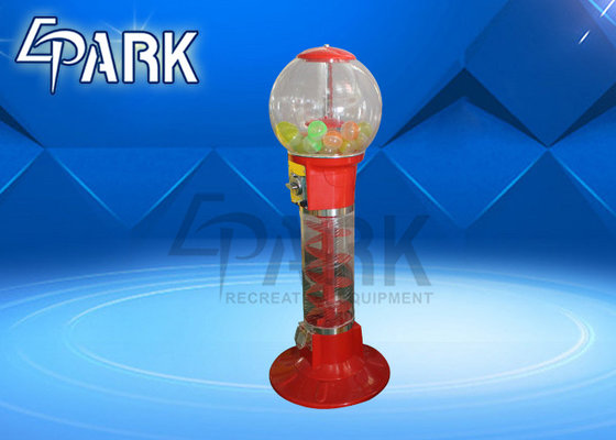 Game Center Kids Gashapon Vending Machine Automatic Capsule Toys Red And Yellow