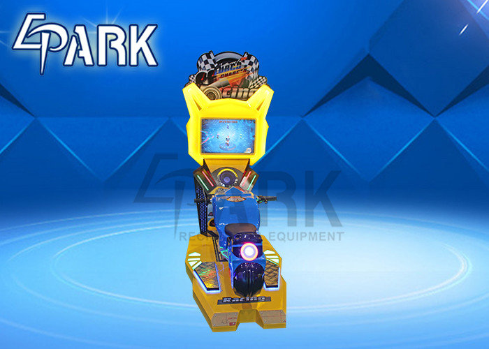 1 Player Racing Game Machine , Kids Toy On Ride Electric Car Driving Arcade Cabinet