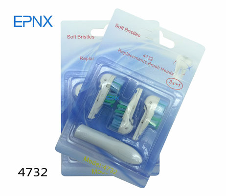 1set/4pcs 4732 multi trend rotating electric toothbrush head suit for 3733 electric toothbrush