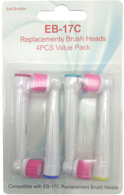 1set/4pcs EB-17C electric toothbrush head rotary alternative electric toothbrush head