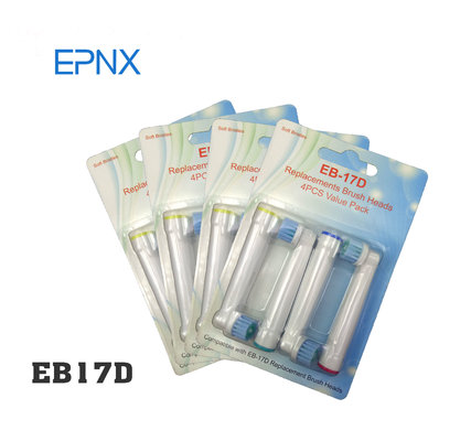 1set/4pcs EB-17D electric toothbrush head rotary alternative electric toothbrush head