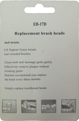 1set/4pcs EB-17D electric toothbrush head rotary alternative electric toothbrush head