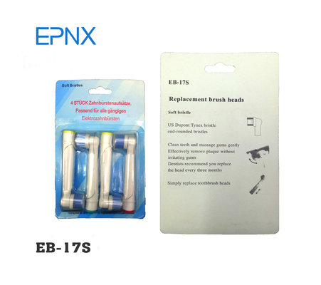 1set/4pcs EB-17S electric toothbrush head clean type rotating vibrating electric toothbrush head