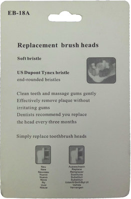 1set/4pcs EB-18A electric toothbrush head SB-18A electric toothbrush head match model Oral-B