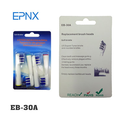 1set/4pcs EB-30A electric toothbrush head SB-30A rotating vibrating toothbrush head double effect