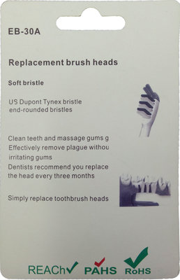 1set/4pcs EB-30A electric toothbrush head SB-30A rotating vibrating toothbrush head double effect