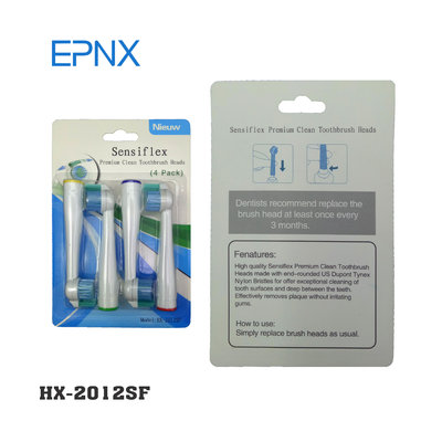 1set/4pcs HX-2012SF double-head match HX1610 electric toothbrush head 2012 toothbrush head