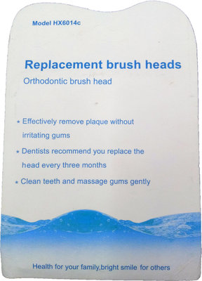 1set/4pcs HX-6014C sonic electric toothbrush head metal base colorful rubber ring with dust cover