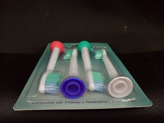 1set/4pcs ultrasonic P-HX-6014 electric toothbrush head colorful base electric toothbrush head