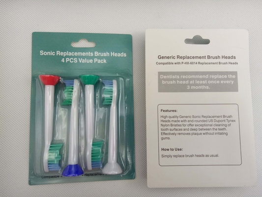 1set/4pcs ultrasonic P-HX-6014 electric toothbrush head colorful base electric toothbrush head
