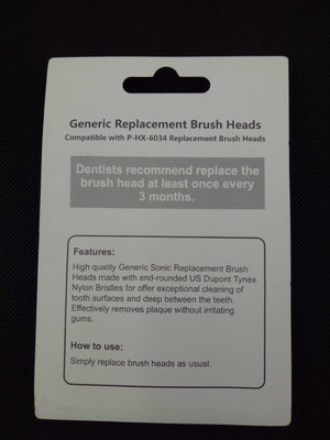 1set/4pcs P-HX-6034 electric toothbrush head metal base children's ultrasonic toothbrush head