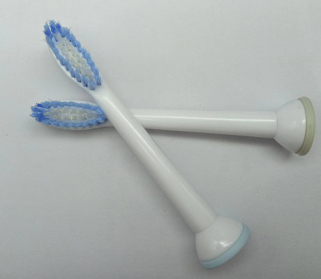 1set/4pcs P-HX-6054 electric toothbrush head metal base coloful rubber ring sonic brush head