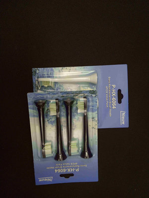 1set/4pcs P-HX-6064 electric toothbrush head metal bottom match Plilips sonic electric toothbrush
