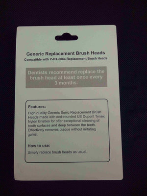 1set/4pcs P-HX-6064 electric toothbrush head metal bottom match Plilips sonic electric toothbrush