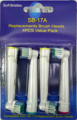 1set/4pcs SB-17A electric toothbrush head neutral EB-17A rotating electric toothbrush head
