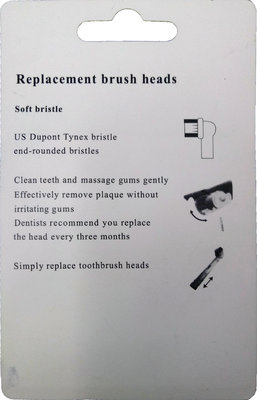 1set/4pcs SB-17C electric toothbrush head EB-17C alternative rotating brush head match Oral-B