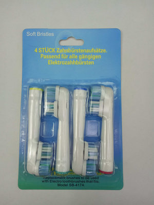 1set/4pcs SB-417A electric toothbrush head EB417 match Oral-B electric rotating toothbrush