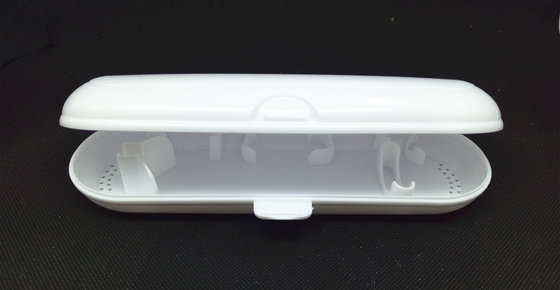 1pcs white portable electric toothbrush travel box environmental protection PP box travel size