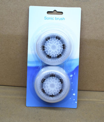 1set/2pcs facial brush head soft bristle comfortable to sensitive skin facial cleaing wash head