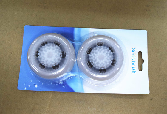 1set/2pcs facial brush head soft bristle comfortable to sensitive skin facial cleaing wash head