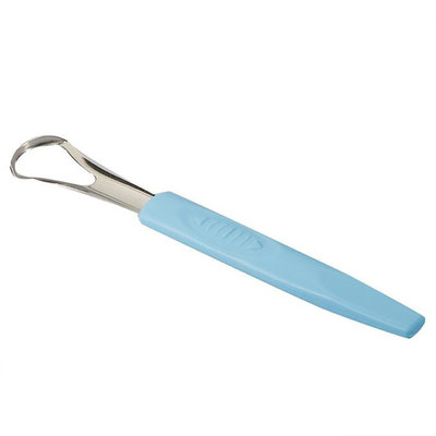 Stainless Steel Tongue Scraper Cleaner Fresh Breath Tongue Scrapers Medical Grade Metal Tongue Scraping Cleaner