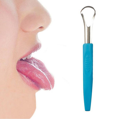 Customized Stainless Steel Tounge Scraper Cleaner Bad Breath Treatment Halitosis Help Your Oral Hygiene
