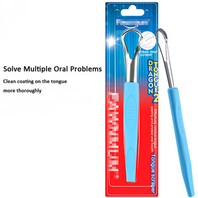 Customization Tongue Scraper Cleaner 1 Pack Stainless Steel for Healthy Oral Care Help Fight Bad Breath