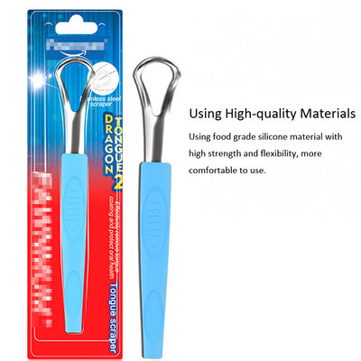 Tongue Scraper Cleaner Perfect Surgical Tongue Scraper Thick & Safe Blunt Edges Flexible handle and Comfortable Grip