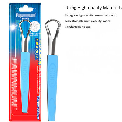 Factory OEM Made Scrape Your Tongue Daily Tongue Scraper BPA Free 100% Recyclable Gag Proof Fresh Breath