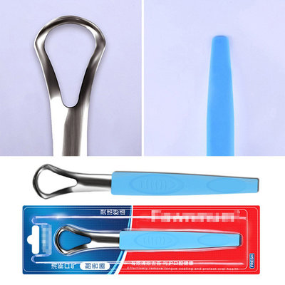 Factory OEM Made Scrape Your Tongue Daily Tongue Scraper BPA Free 100% Recyclable Gag Proof Fresh Breath