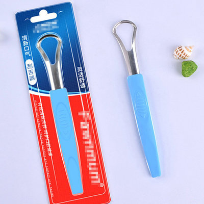 Factory OEM Made Scrape Your Tongue Daily Tongue Scraper BPA Free 100% Recyclable Gag Proof Fresh Breath
