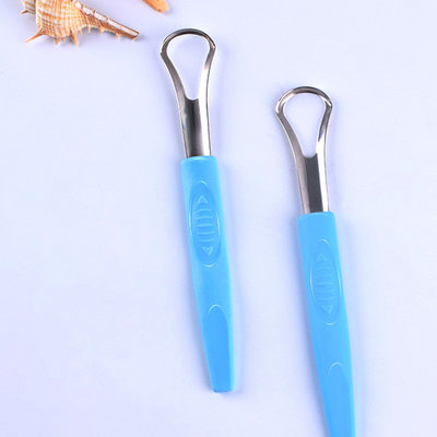 Custom Fabrication Services Tongue Scraper Cure Bad Breath Stainless Tounge Scraper for Men and Women 1 Pack