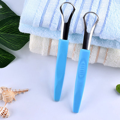 Customization Stainless Steel Tongue Cleaner Best Remedy For Bad Breath Maintains Oral Hygiene Tongue Scraper