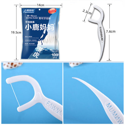 High Quality Factory Manufacture Fashion Dental Floss and Picks Dental plackers in Packet