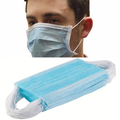 Disposable Surgical Mask Dust Breathable Earloop Antiviral Face Mask, Medical Sanitary Surgical Mask Thick 3-Layer Masks