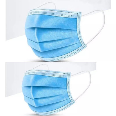 Surgical Face Masks 3-Ply Disposable Hygienic Face Mask Apply For Preventing Viral Infections And Droplet Infections