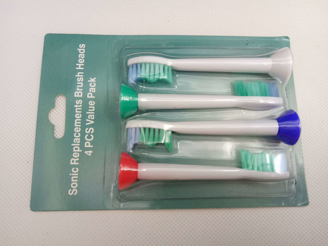 1set/4pcs ultrasonic P-HX-6014 electric toothbrush head colorful base electric toothbrush head