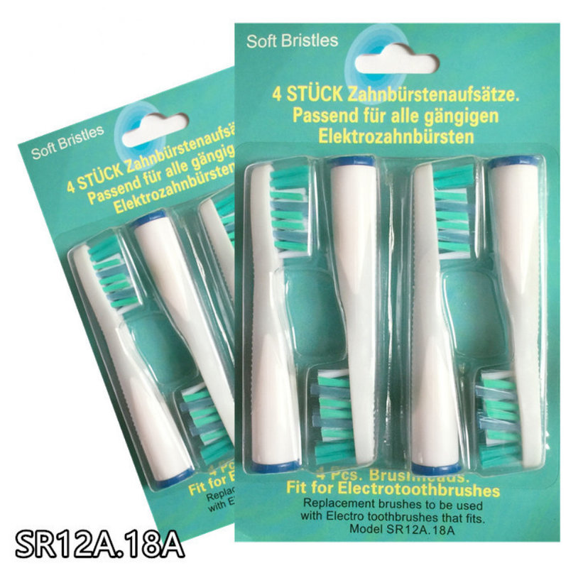 1set/4pcs SR-12A.18A pure white electric toothbrush head sonic toothbrush heads replacement