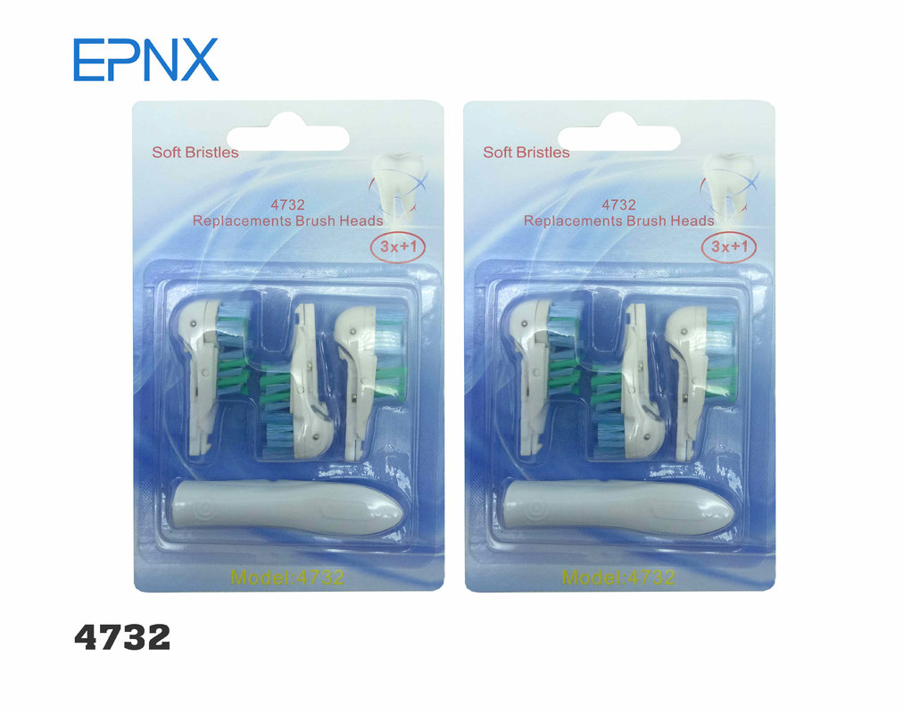 5sets/20pcs 4732 multi trend rotating electric toothbrush head suit for 3733 electric toothbrush