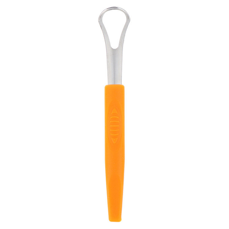 Food Grade 304 Stainless Steel Tongue Scraper Cleaner for Healthy Oral Care Easy to Use Help Fight Bad Breath